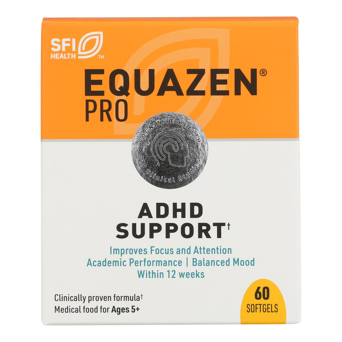 Equazen Pro ADHD Support Supplement - 2.5 Oz (60 Capsules) — Culinary Cave