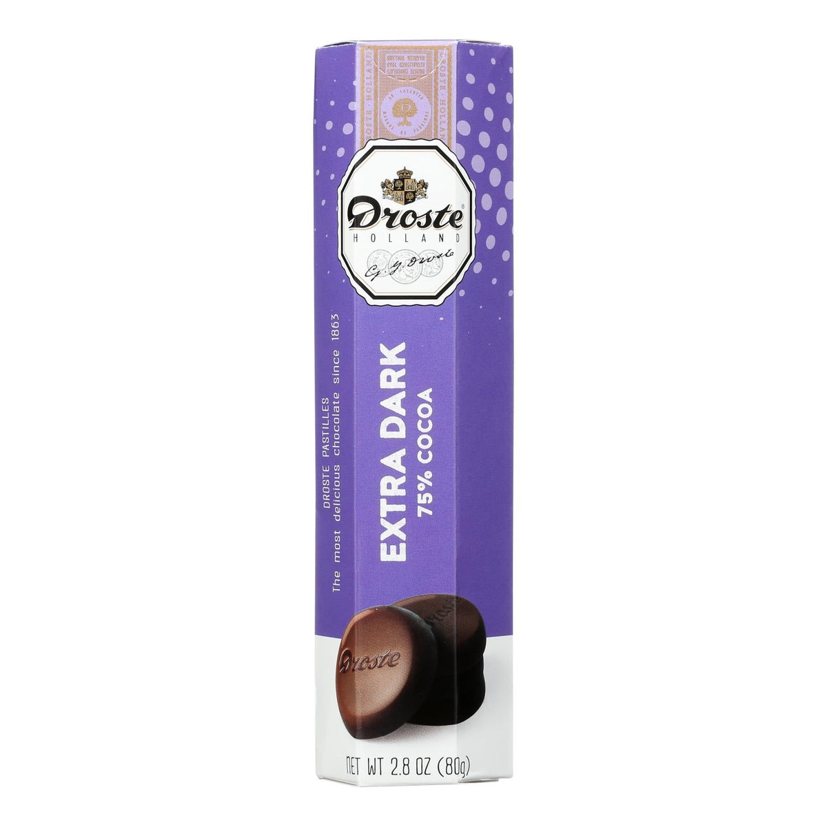 Droste Pastille Extra Dark 2.8 oz - Case of 12 Chocolates — Culinary Cave