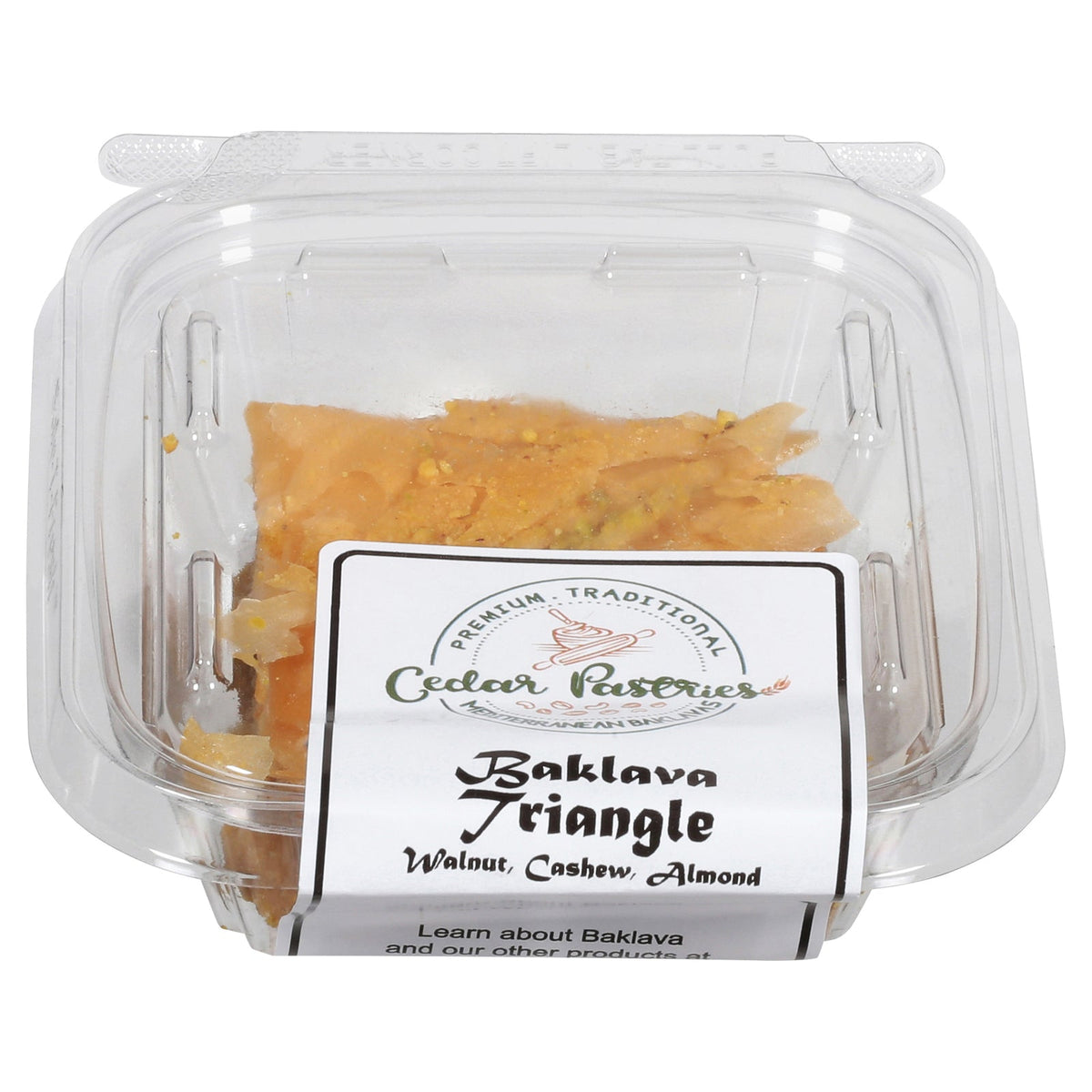Cedar Pastries Baklava Greek Triangles - 24 Pack - 3.5 Ounces ...
