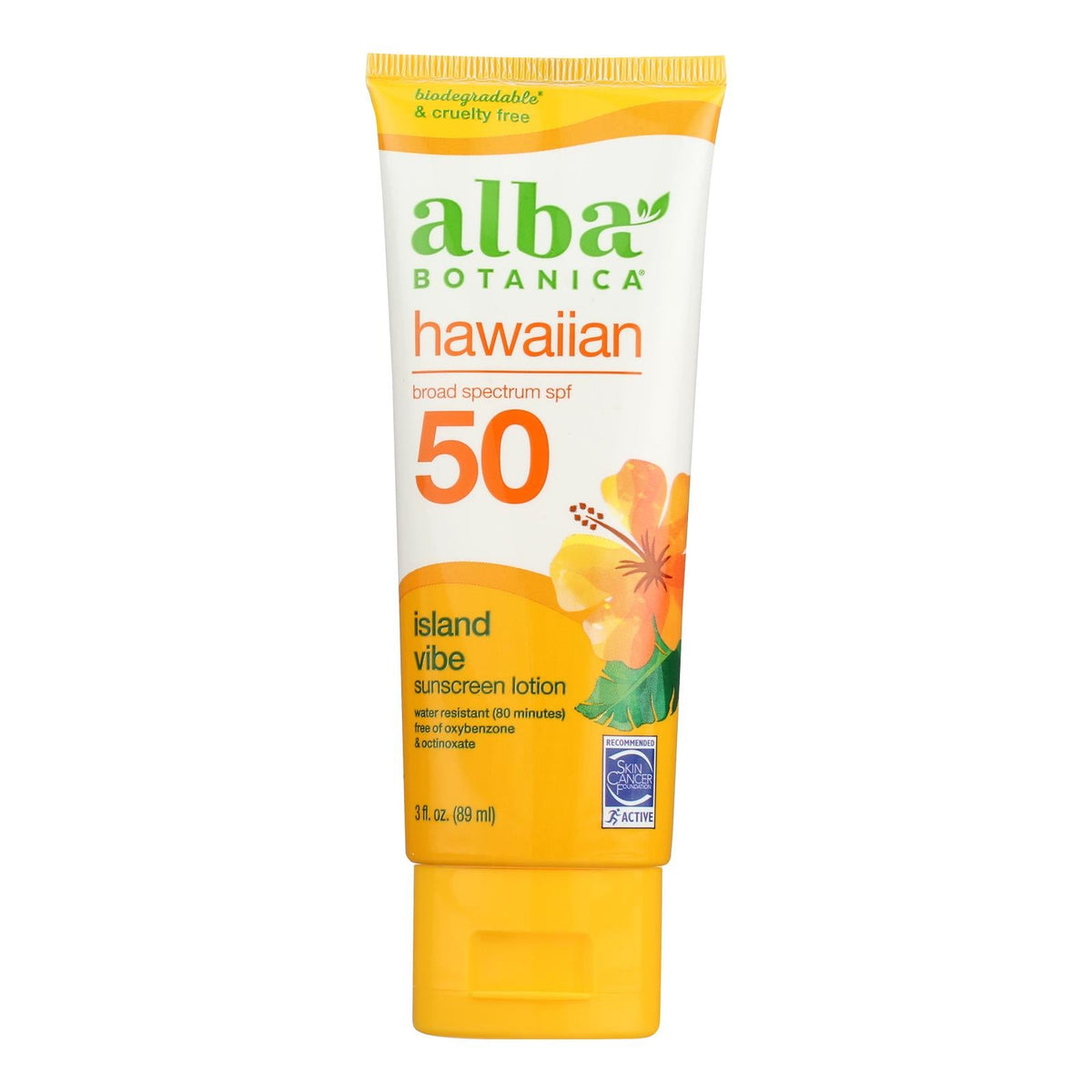 Alba Botanica Island Vibes Sunscreen Lotion, SPF 50, 3 fl. oz ...