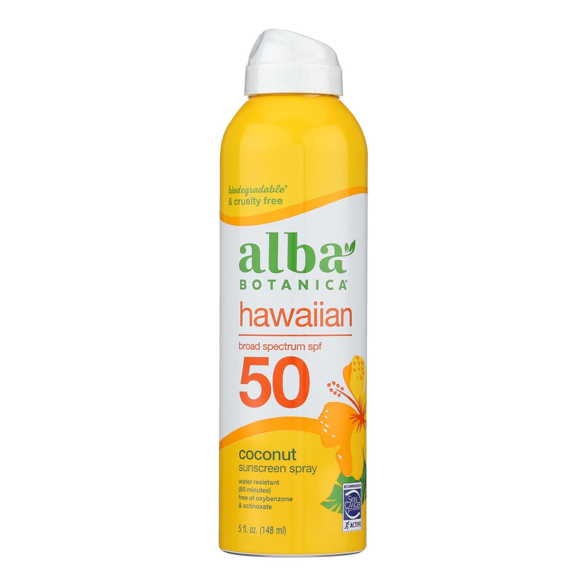 Alba Botanica Natural Sunscreen Spray Coconut SPF 50 - 5 fl. oz ...