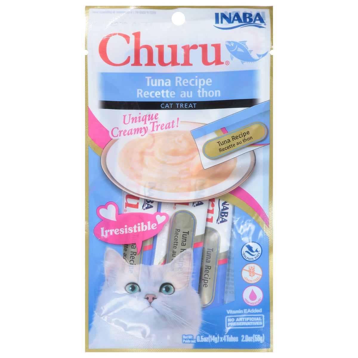 Inaba Churu Tuna Cat Treat Puree - 2oz Pack (8 Pouches) — Culinary Cave