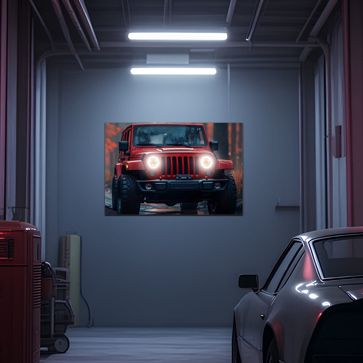 JEEP SUV light up sign, Car neon light sign, Car wall art lighted, Car