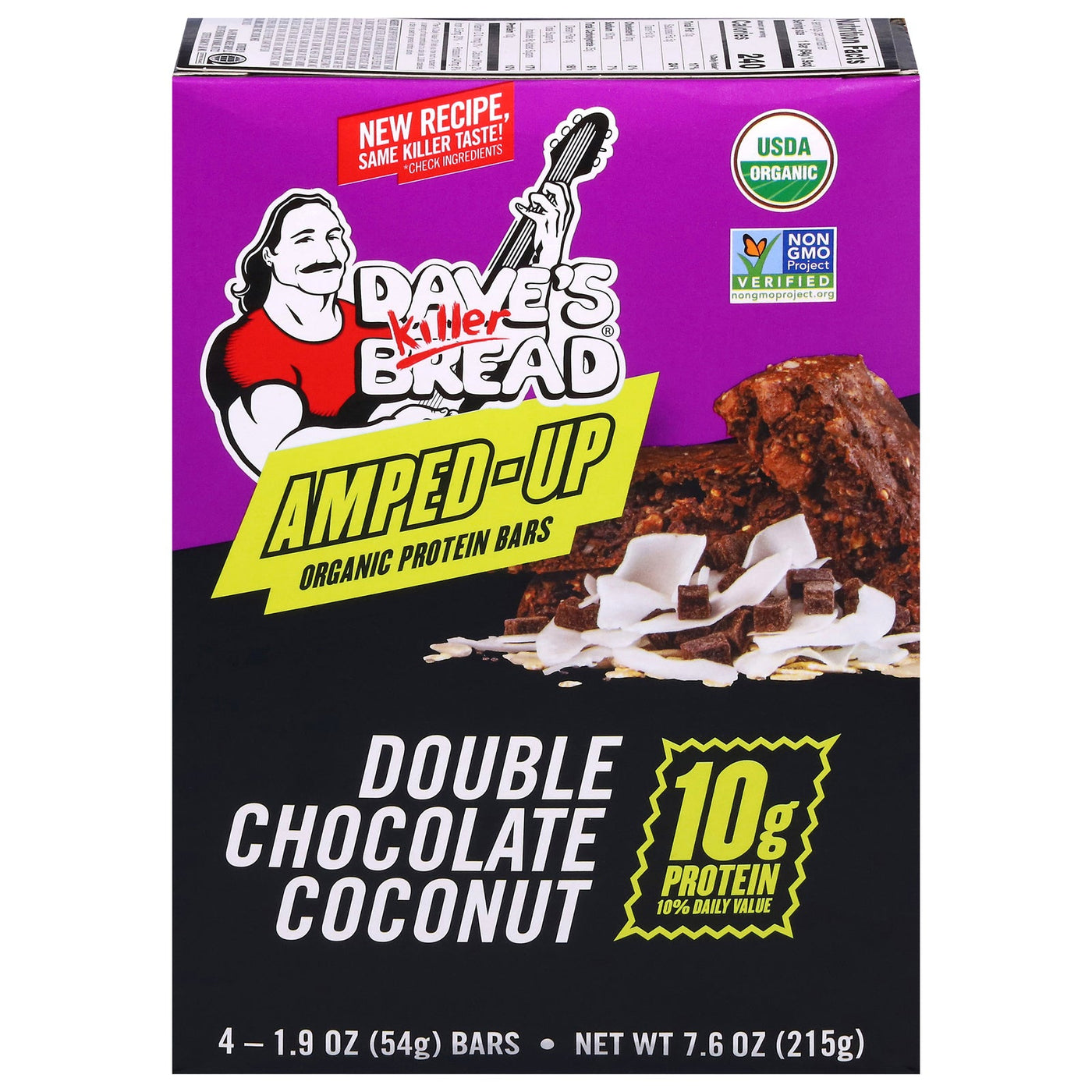 Daves Killer Bread - Protn Bar Og2 Choc Cnut - Cs Of 6-7.6 Oz ...