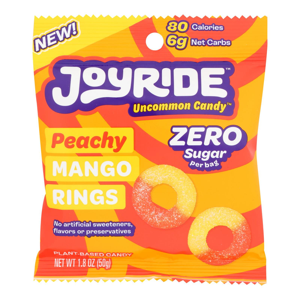 Joy Ride - Peachy Mango Rings - Cs Of 8-1.8 Oz — Culinary Cave