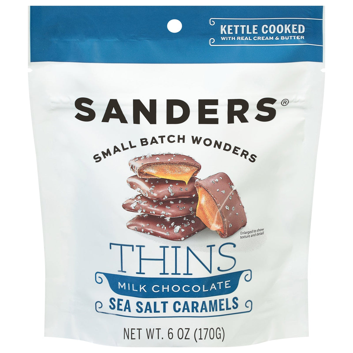 Sanders - Milk Choc Ssalt Crml Thin - Cs Of 6-6 Oz — Culinary Cave