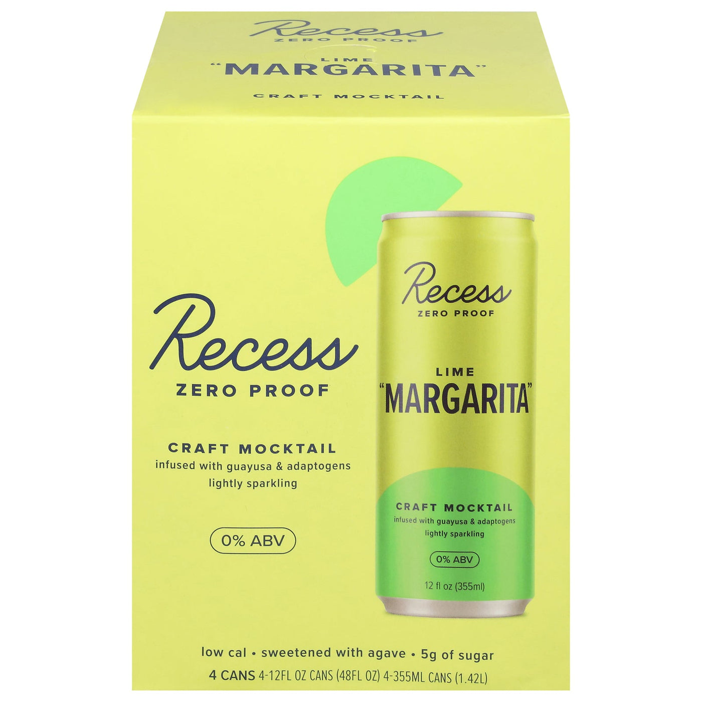 Recess - Mocktail Lime Margarita - Cs Of 6-4/12 Fz — Culinary Cave