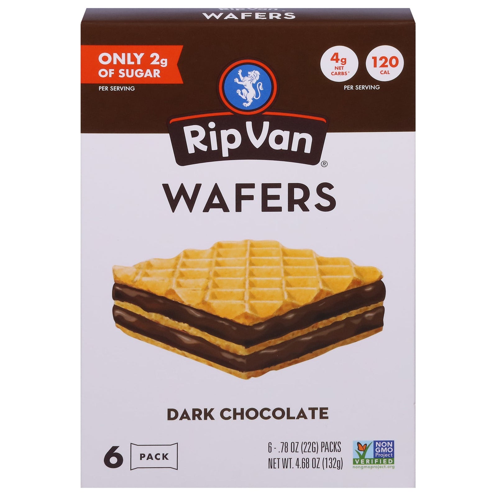 Rip Van Wafels - Wafers Dark Chocolate - Cs Of 6-4.68 Oz — Culinary Cave