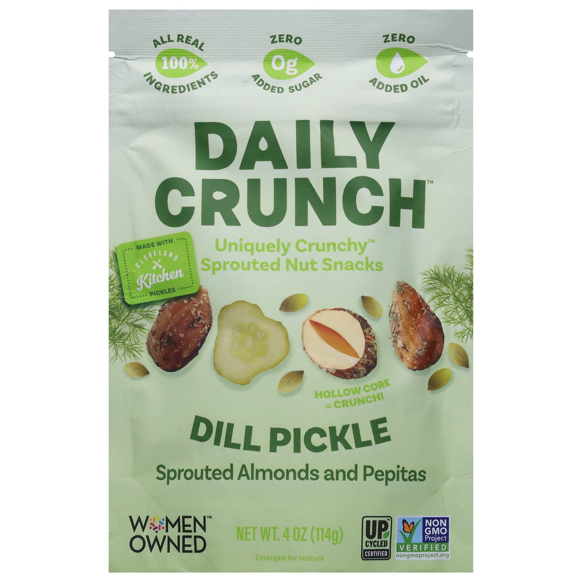 Daily Crunch - Almnd Sprtd Dill Pckl Ppt - Cs Of 6-4 Oz — Culinary Cave