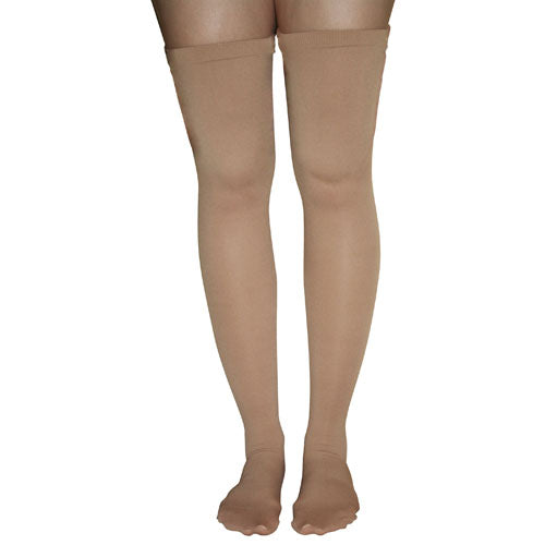X-Frm Surg 30-40mmHg Thigh High Compression Stockings with Garter Top ...