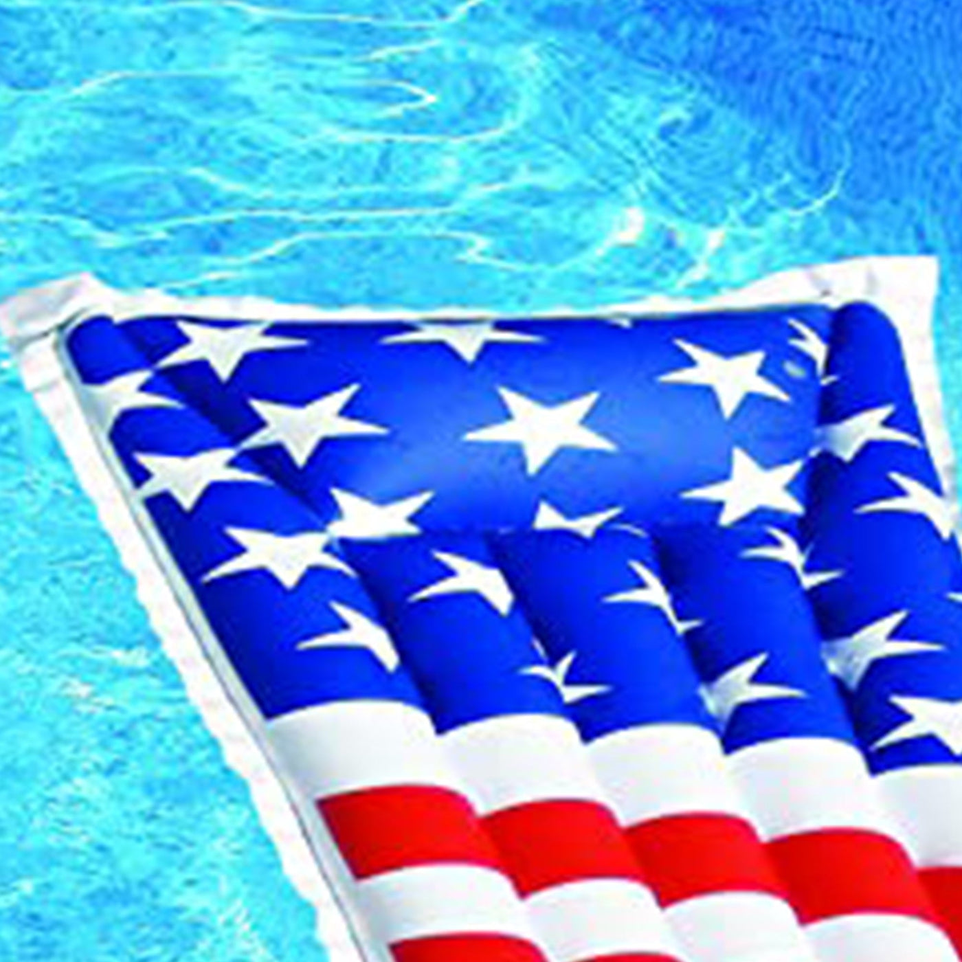 Swimline 72" Inflatable American Flag Swimming Pool Floating Water Raf ...