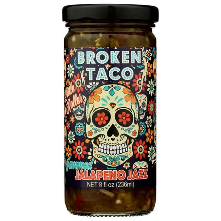 Broken Taco - Jalapeno Jazz Sweet, 8 oz (Pack of 6) - Gourmet Taco Sea ...