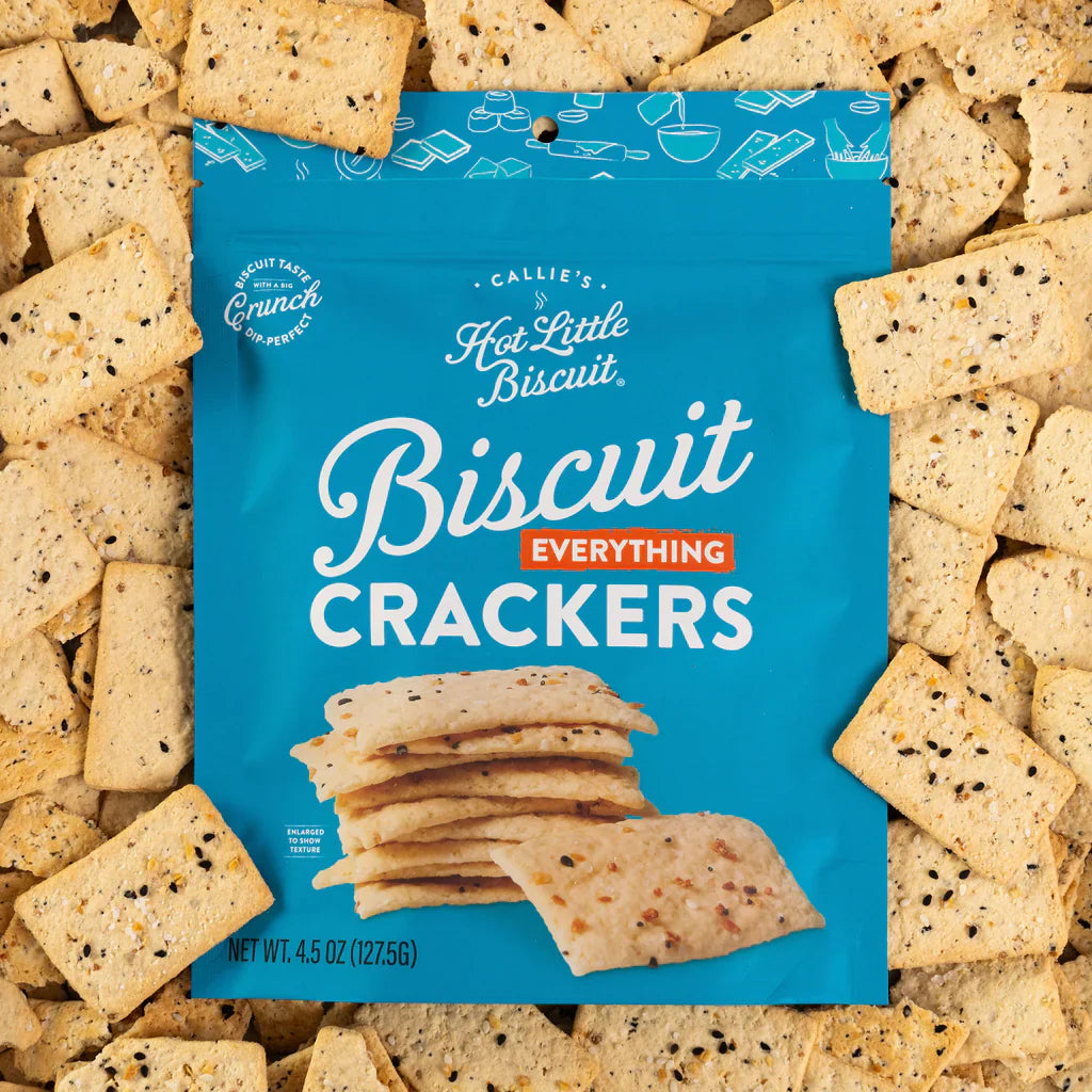 Callies - Biscuit Crackers Everything, 4.5 oz (Pack of 6) - Savory Sna ...