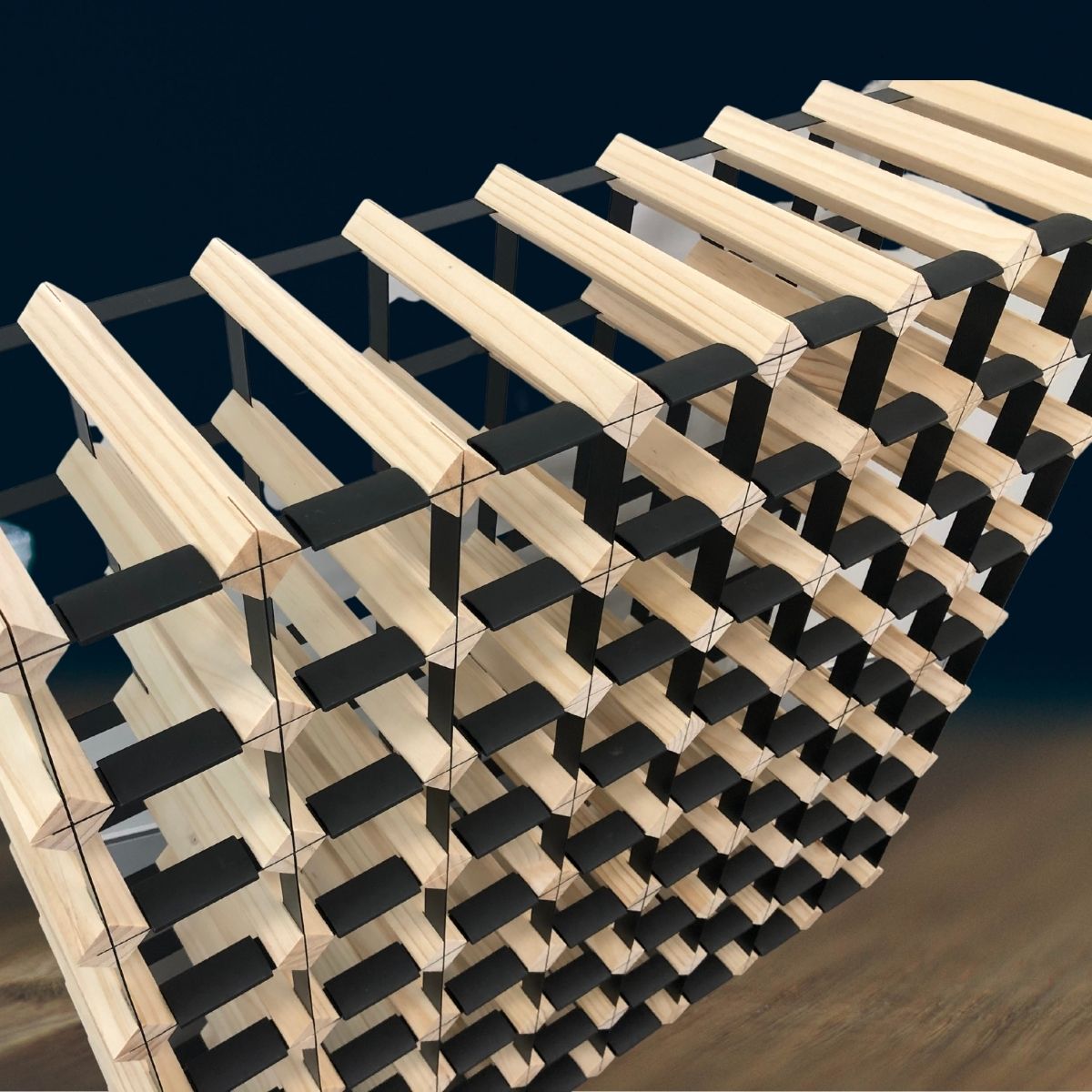 120 Bottle Timber Wine Rack | 10x11 Configuration — Culinary Cave