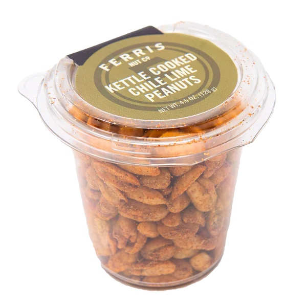 Ferris Nut Co. - Chile Lime Peanuts, 4.5 oz (Pack of 12) - Spicy Snack ...