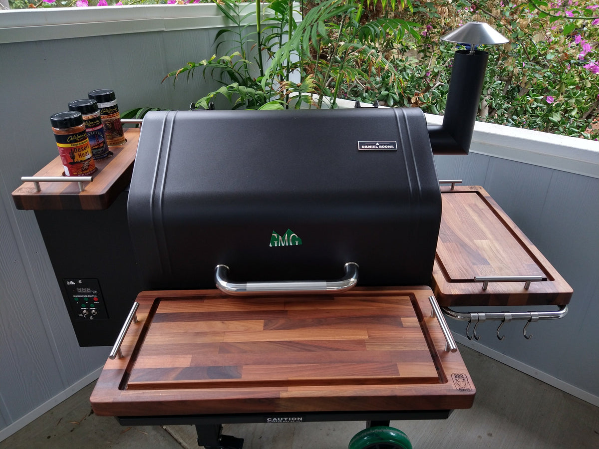 BBQ Boards®, GMG Daniel Boone/Ledge Trio Front, Side & Pellet Bin Boar ...