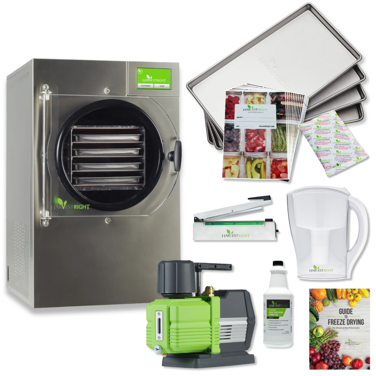 Harvest Right Small Home Pro Freeze Dryer with Premier Vacuum Pump, 4