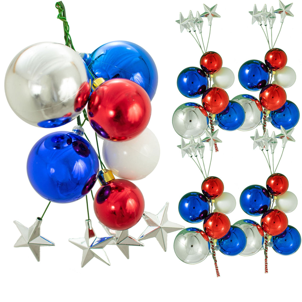 The Regal Independence Day Ball Cluster with Silver Stars — Culinary Cave