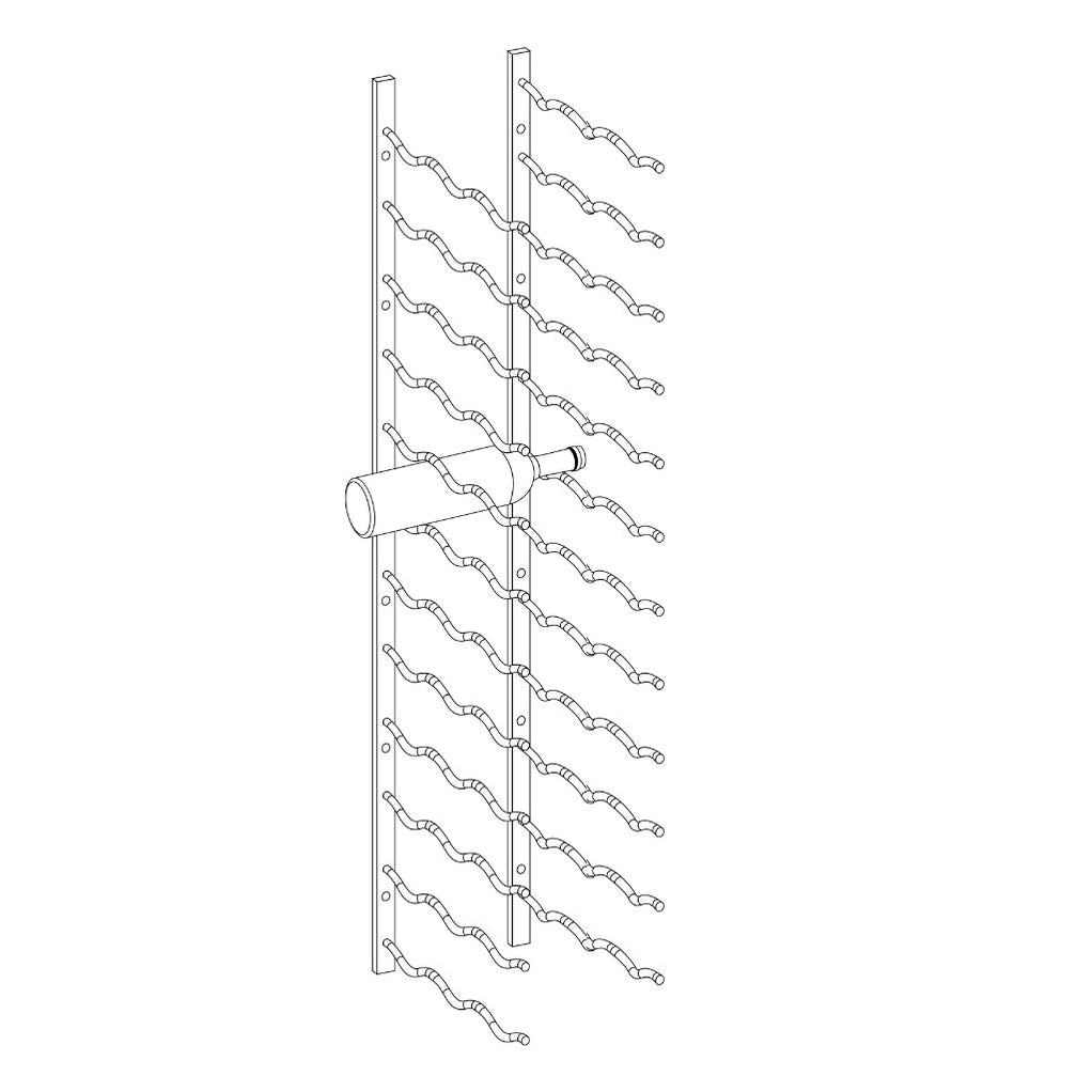Wall Mounted Metal Wine Racks C-Type — Culinary Cave