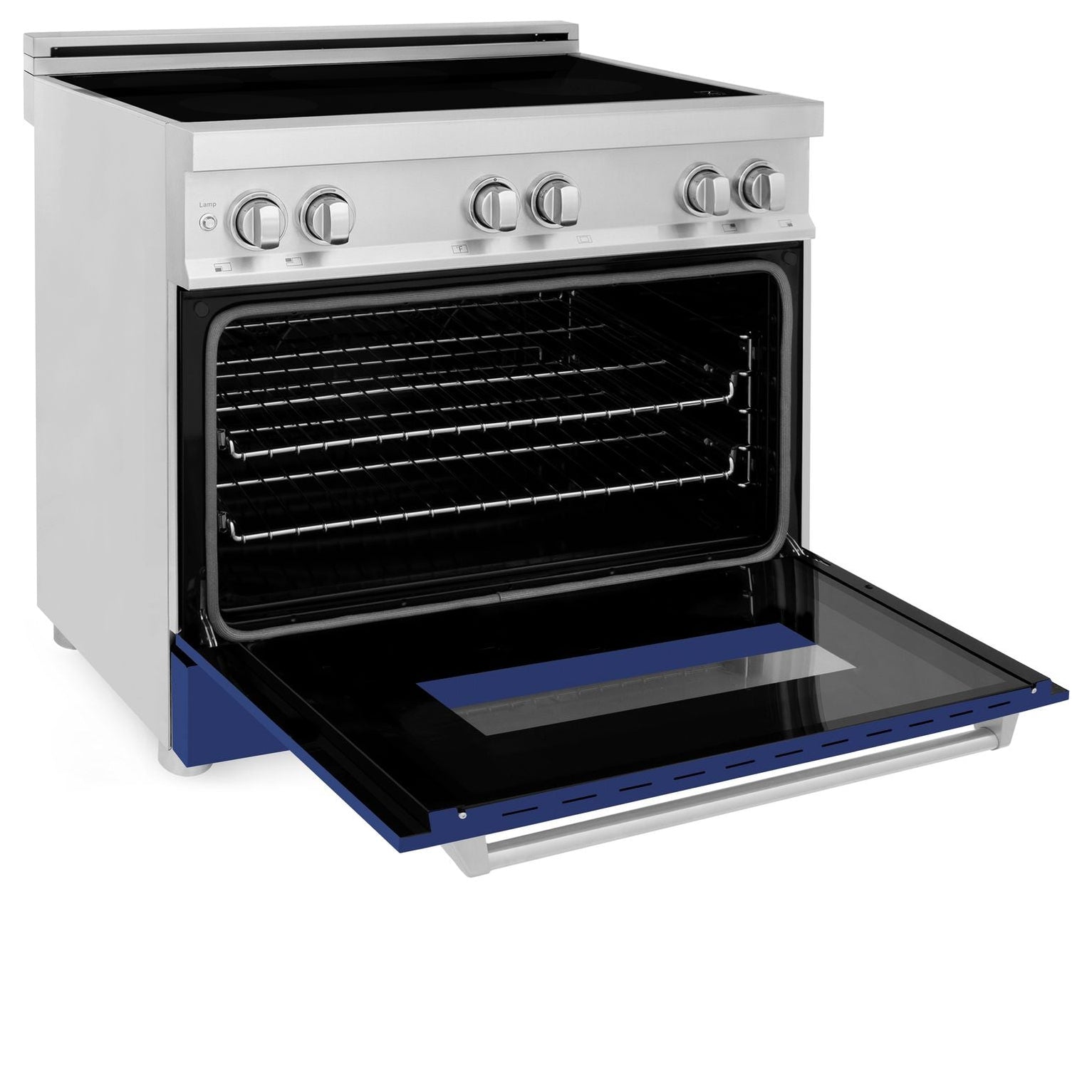 ZLINE 36 Inch 4.6 cu. ft. Induction Range with a 4 Element Stove and E ...
