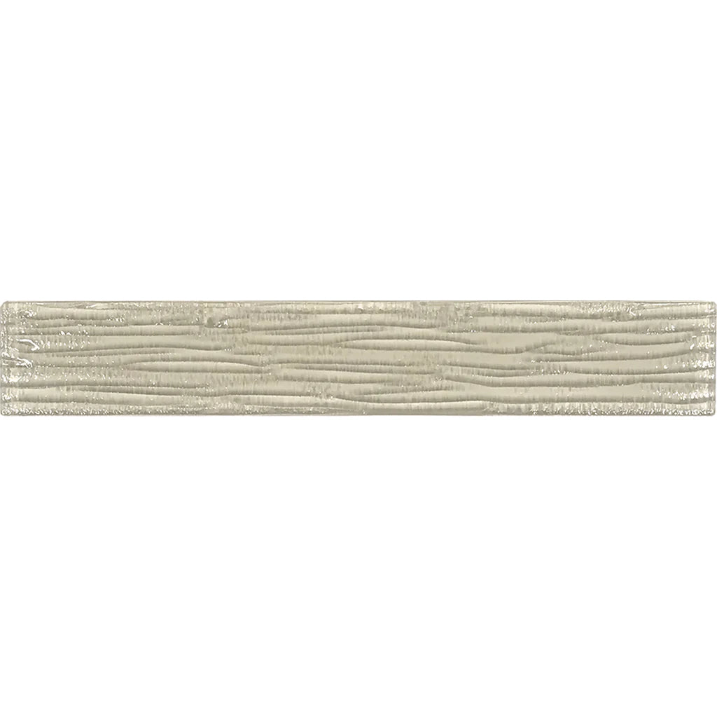 Ivory Bamboo 2"x12" Glass Pool Tile Earth Series - Aquatica Collection ...