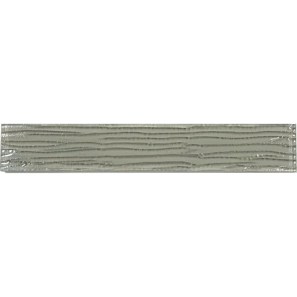 Smoke Bamboo 2"x12" Glass Pool Tile Earth Series - Aquatica Collection