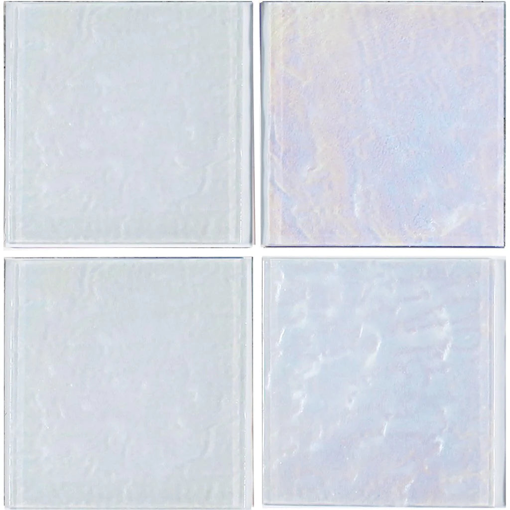White 6"x6" Glass Pool Tile Elegant Glass Series - Aquatica Collection ...