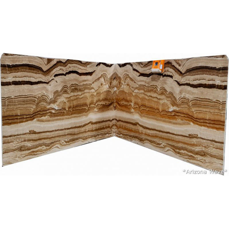 Arizona Wave Yellow Bookmatching Onyx Slabs Polished - Livfloors Colle ...