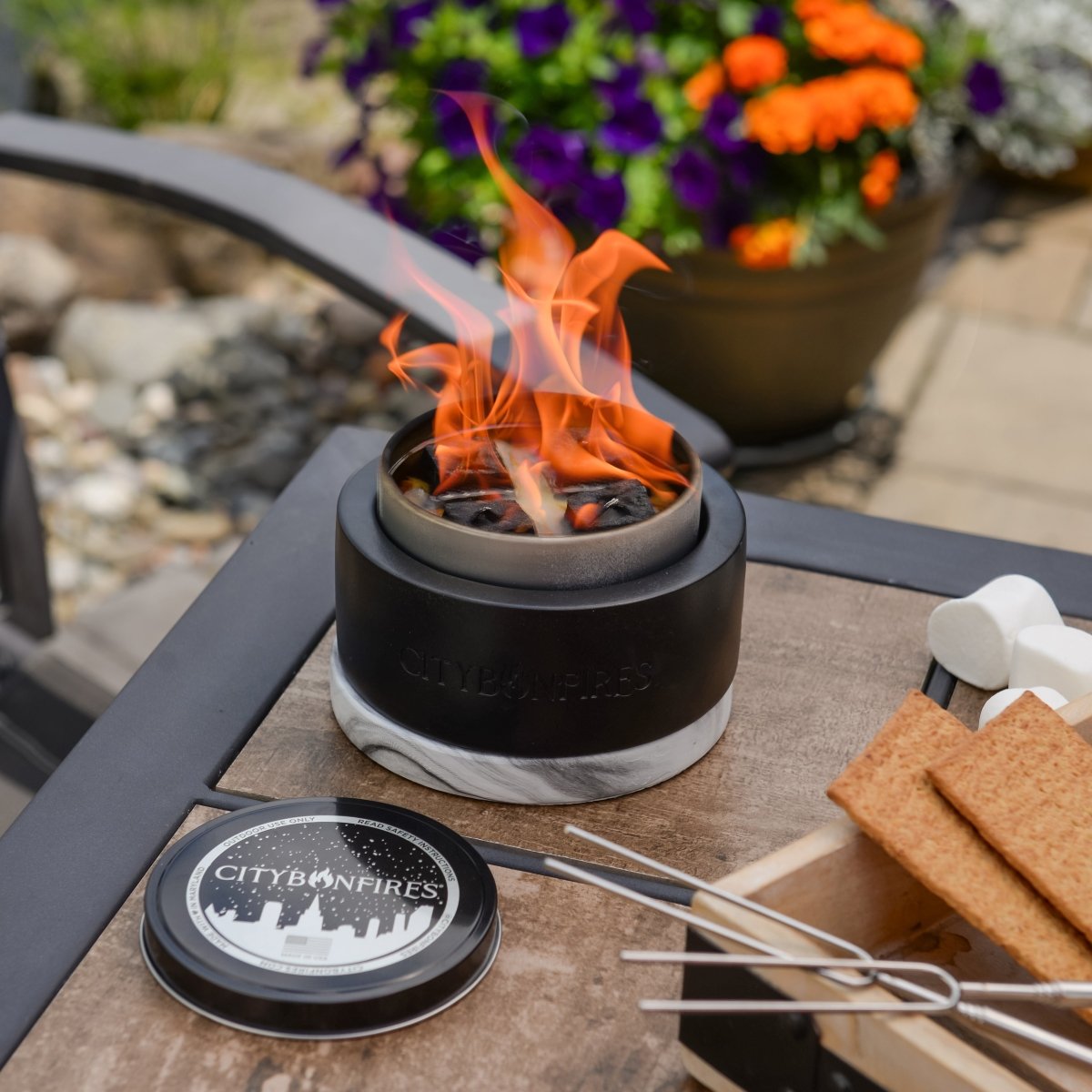 City Bonfires Petite Tabletop Fire Bowl +1 City Bonfire — Culinary Cave