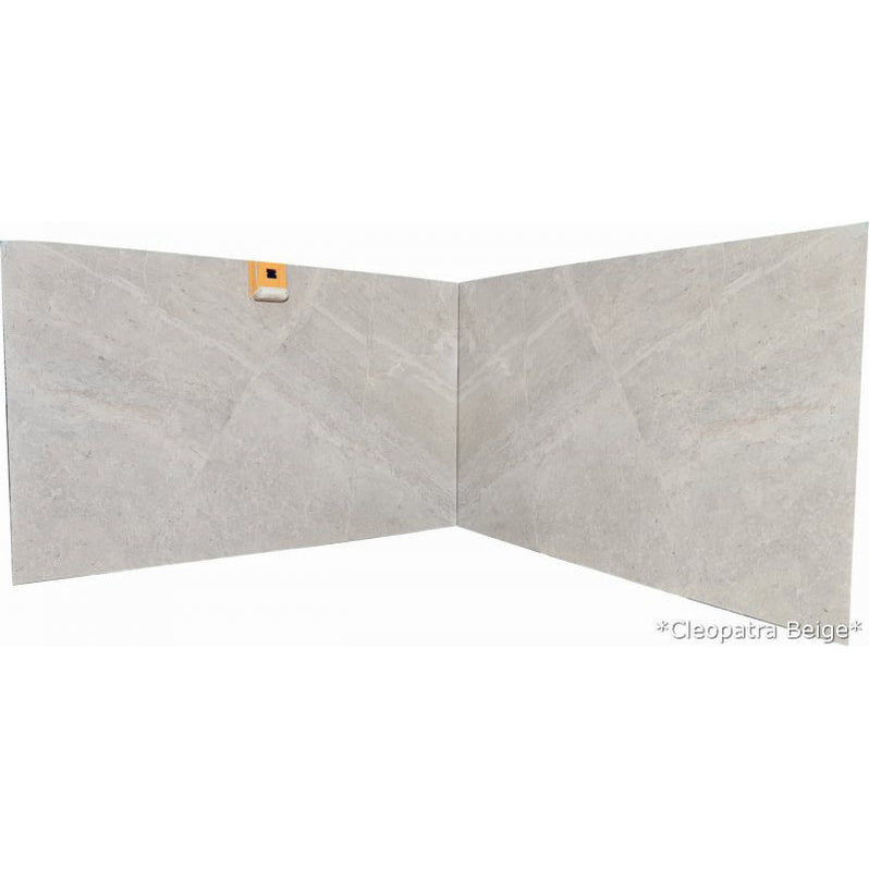 Cleopatra Beige Bookmatching Marble Slabs Polished - Livfloors Collect — Culinary Cave