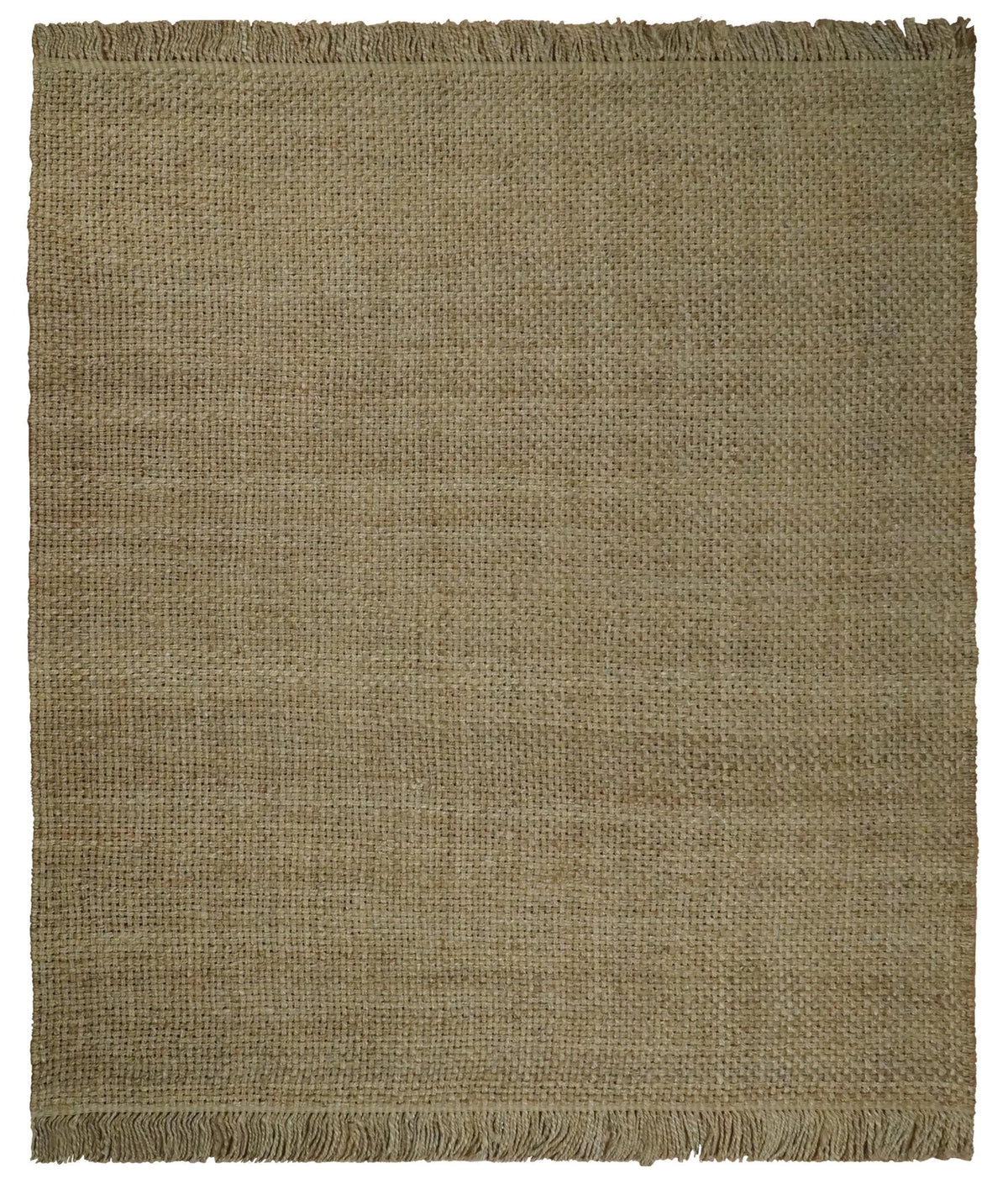 Hand Woven 100% Natural Fiber Brown Natural Jute Rug | JR007