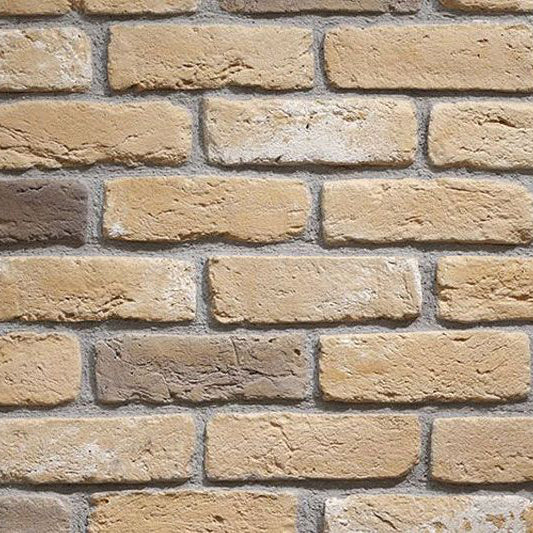 Barok Amber Manufactured Stone Handmade Brick Veneer - Livfloors Colle