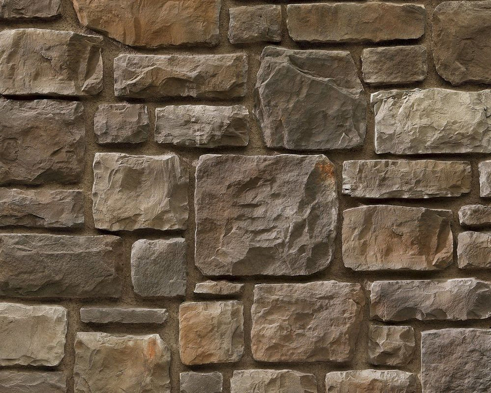 Ashlar Pattern Masso Coffee Manufactured Stone Handmade Veneer - Livfl ...