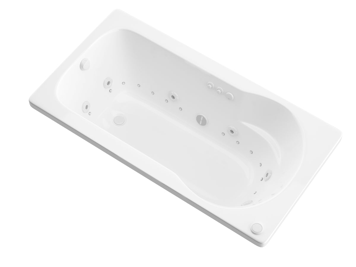Atlantis Whirlpools Zepher 32 x 60 Rectangular Air & Whirlpool Jetted ...