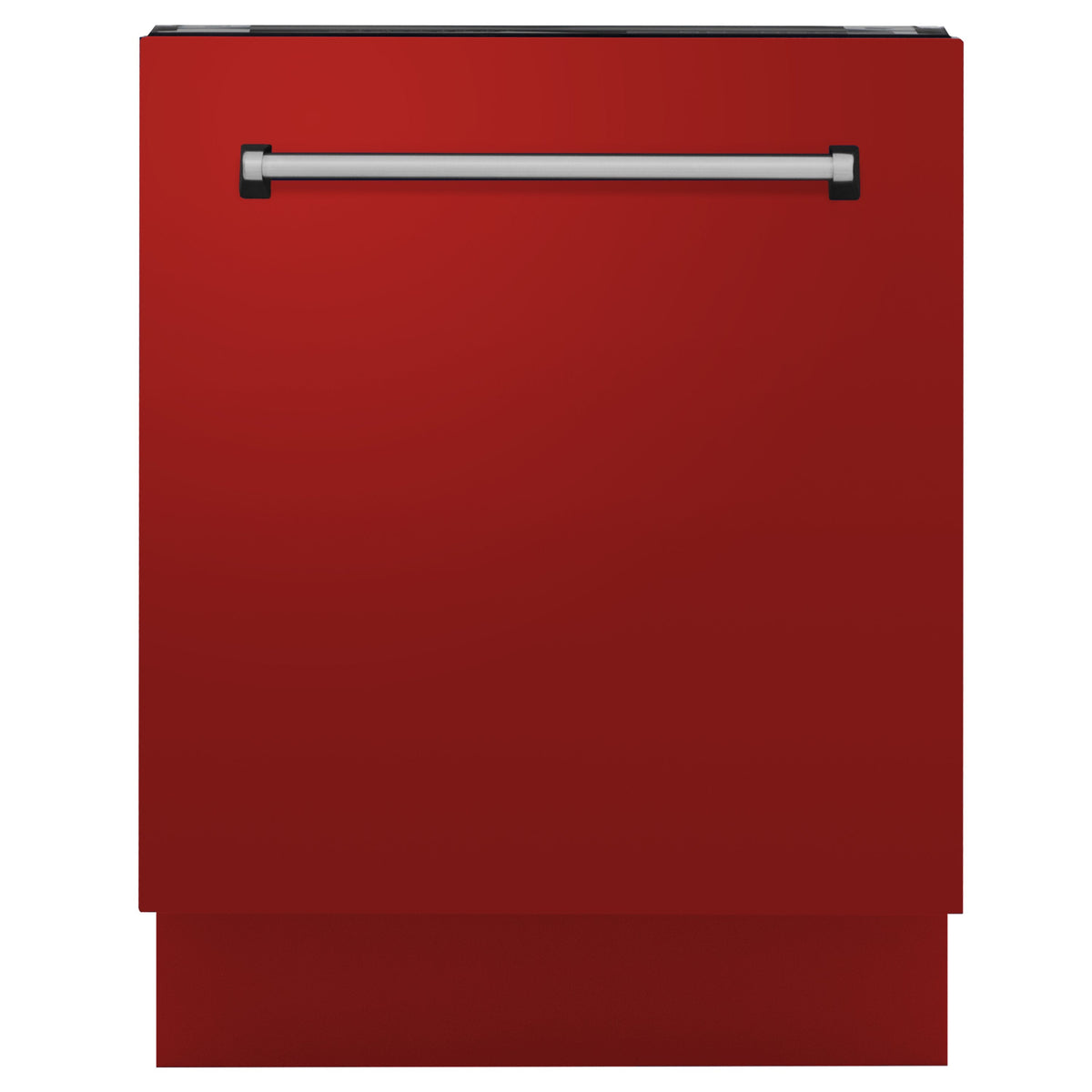 ZLINE 24 in. Top Control Tall Dishwasher in Red Matte with 3rd Rack, D
