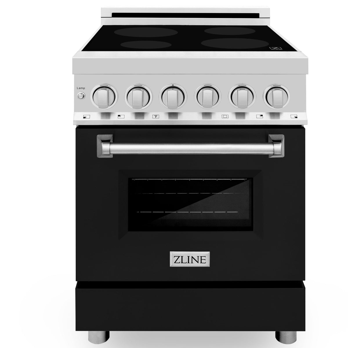 ZLINE 24" 2.8 cu. ft. Induction Range with a 4 Element Stove and Elect