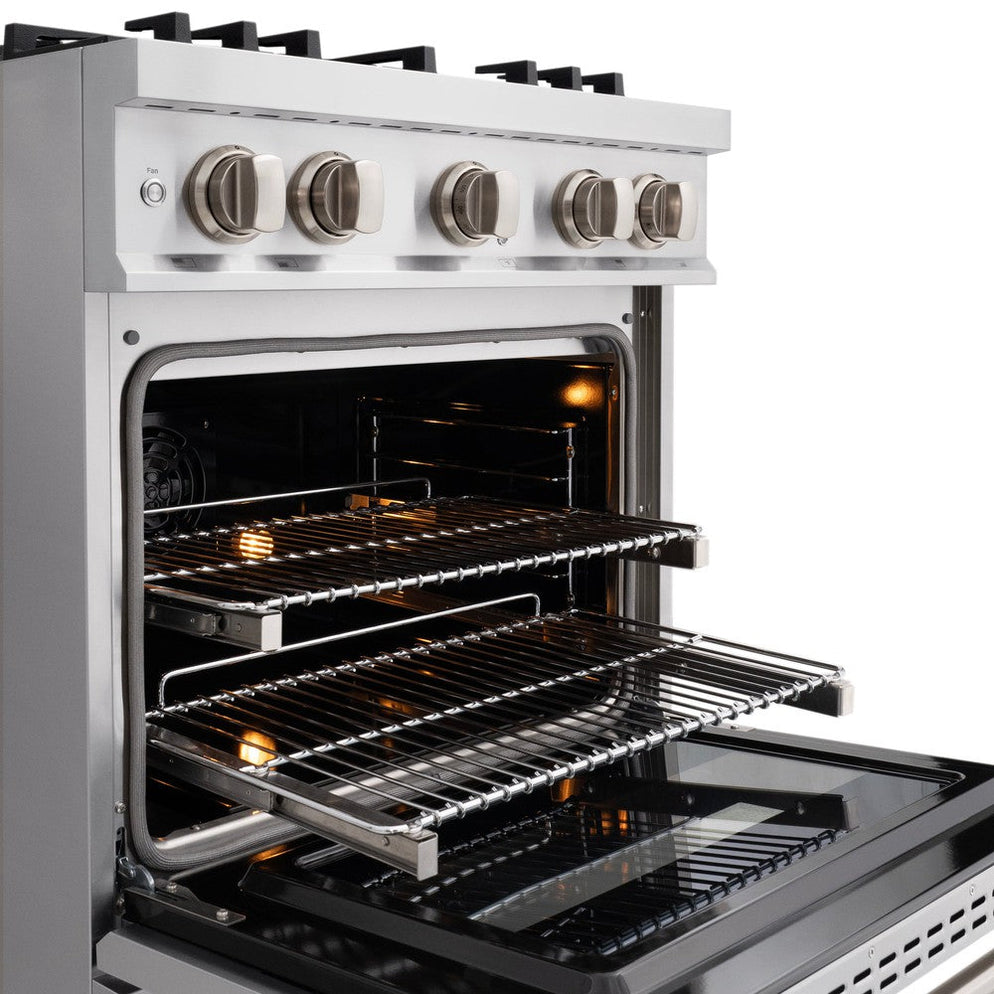 ZLINE 30" 4.2 cu. ft. Select Dual Fuel Range withs in Stainless Steel
