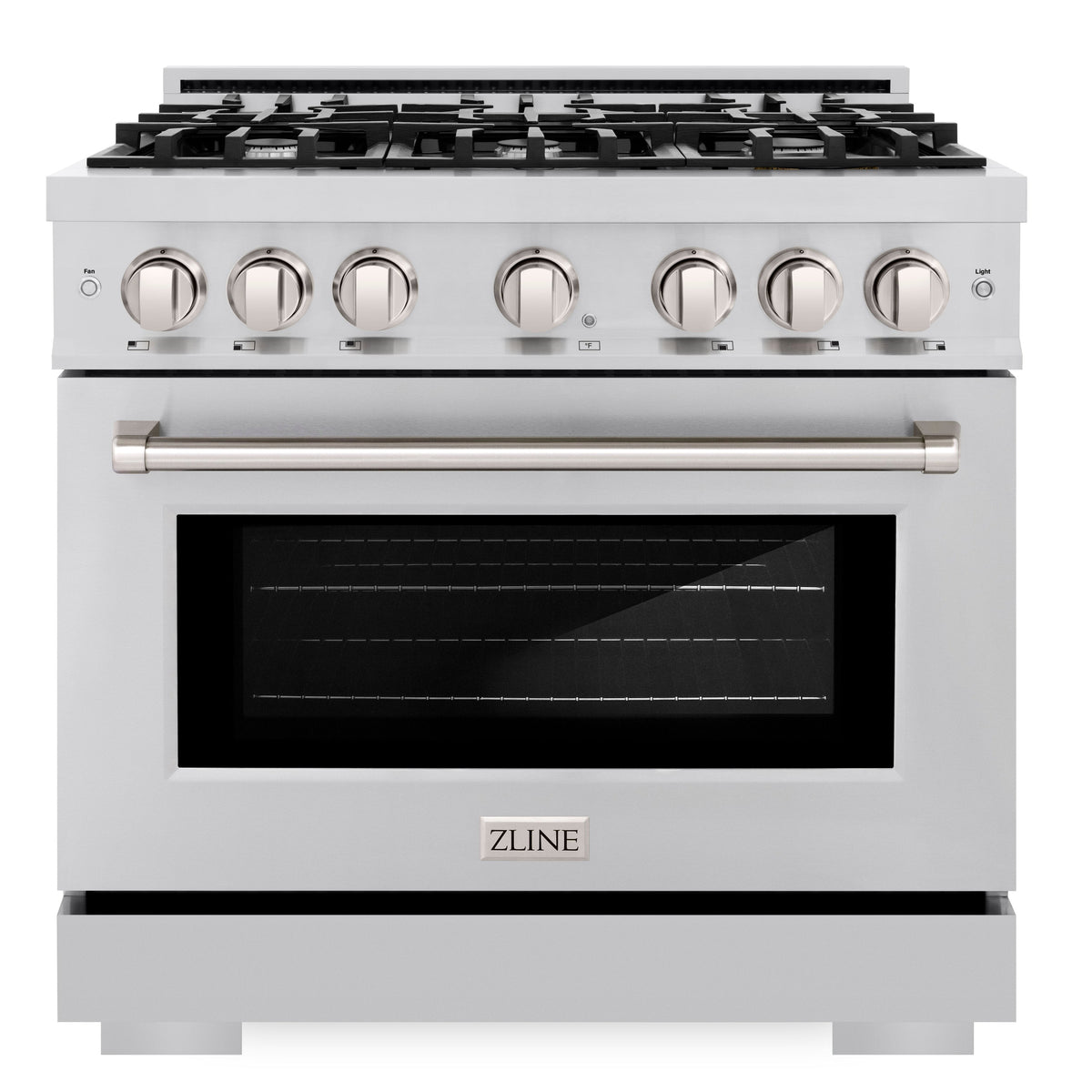 ZLINE 36" 5.2 cu. ft. Select Gas Range with 6 Burners in Stainless Ste